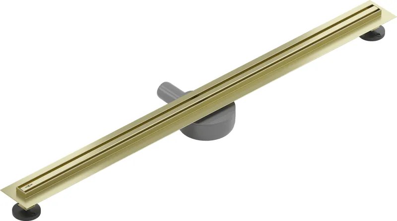 Mexen Flat 360° Slim sprchový žlab 80 cm, zlatá matná, 1A41080