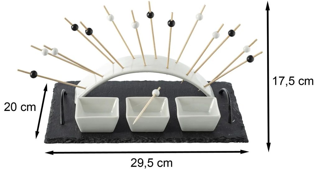 Servírovací sada pro podávání občerstvení Aperitive