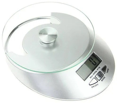 Verk 17026 Digitální kuchyňská váha 5 Kg stříbrná