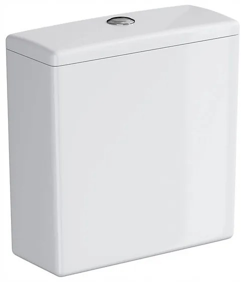 Cersanit Crea Clean On, oválná kombi mísa včetně Slim sedátka z duroplastu, bílá, K114-023