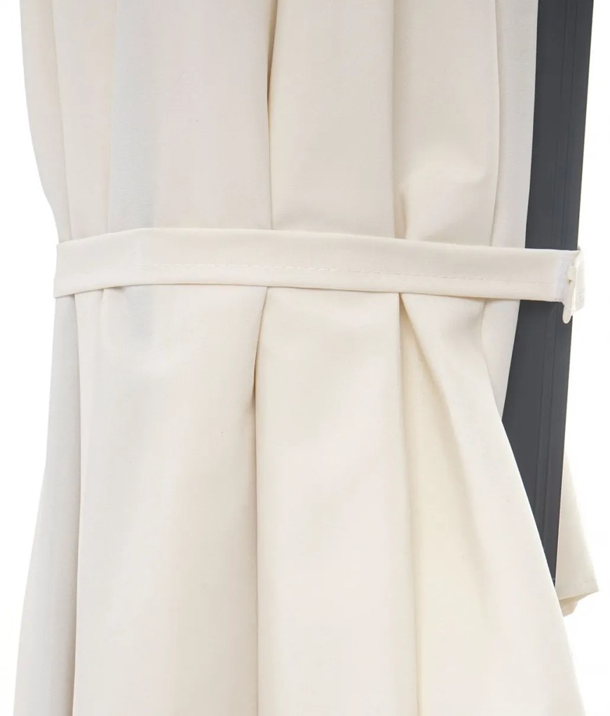 Nástěnný slunečník Casoria 3 m - polyester hliník/ocel - krémová