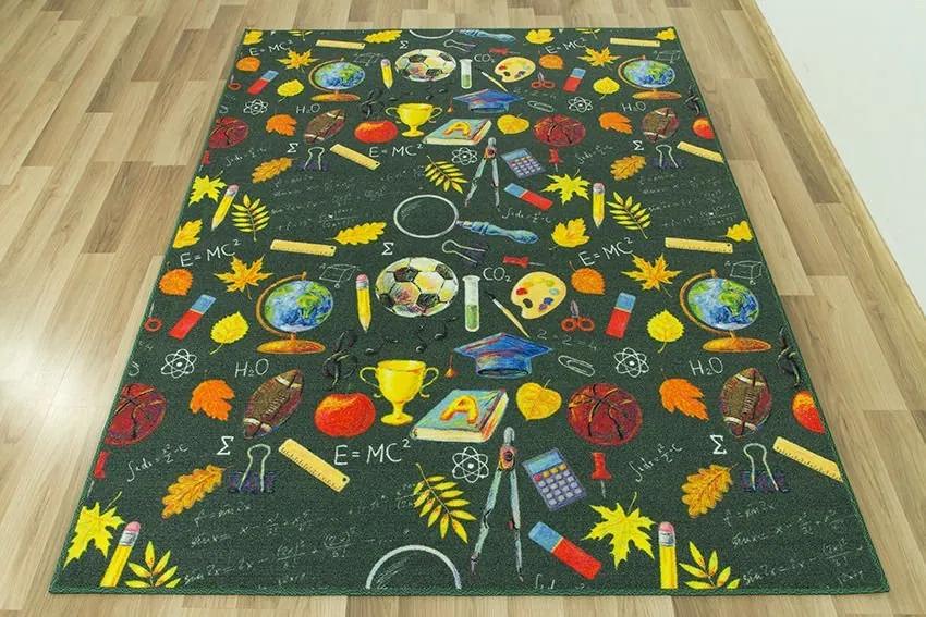 Dětský kusový koberec Škola Rozměr: 150x200 cm | BIANO