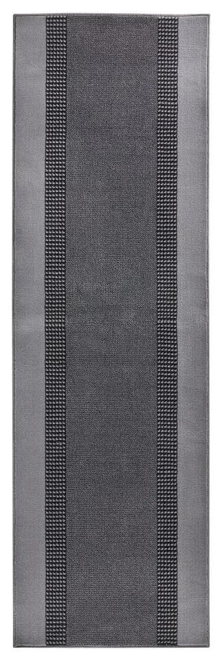 Koberec Basic, 80x250 cm, šedý