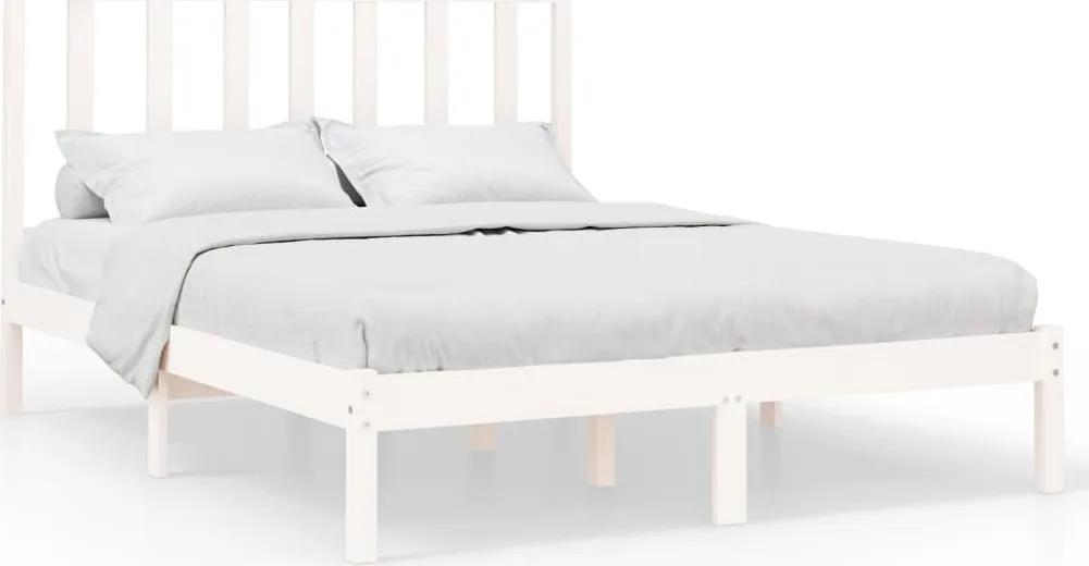 vidaXL Rám postele masivní dřevo 120 x 200 cm [3106764] Barva: Černá