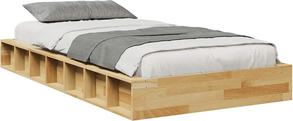 Rám postele bez matrace 90x190 cm Dubový masiv 3324129