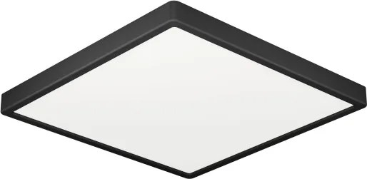 Eglo 901329 - LED Koup. stropní svítidlo FUEVA LED/10,5W/230V 22x22cm IP44 černá