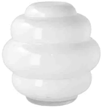 Villa Collection Skleněná váza Bubble 20 x 20,5 cm White