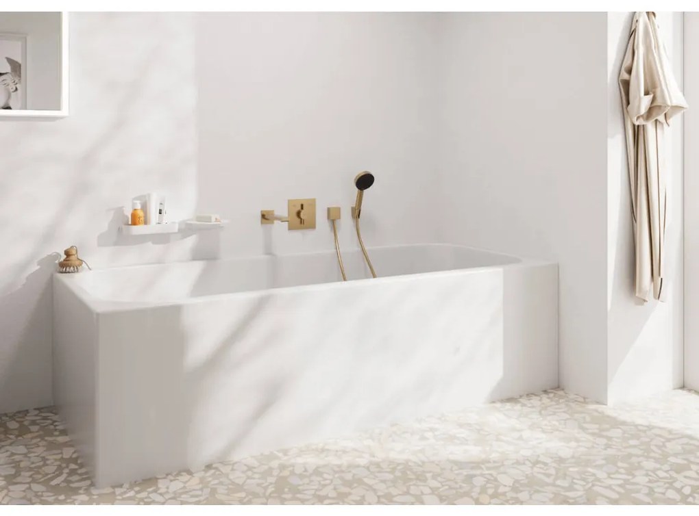 Hansgrohe Pulsify Select S - Ruční sprcha 105 3jet Relaxation, kartáčovaný bronz 24110140