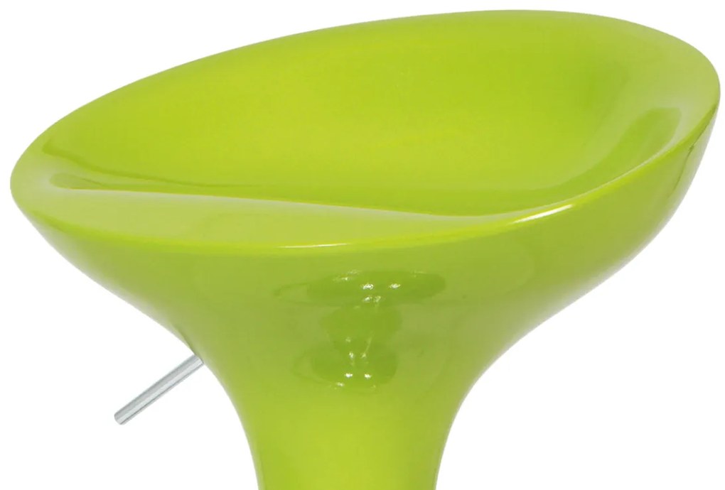 Autronic - Barová židle, limetkový plast, chromová podnož, výškově nastavitelná - AUB-9002 LIM
