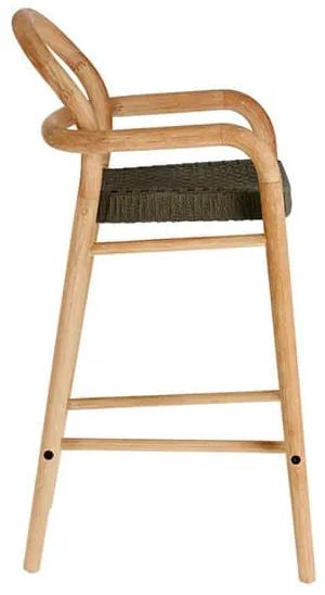 Barová židle sheryl 69 cm zelená MUZZA