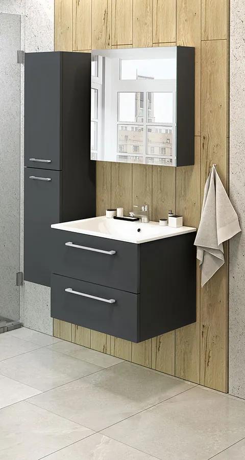A-Interiéry Koupelnová skříňka s keramickým umyvadlem Saona A 60 - saona a 60