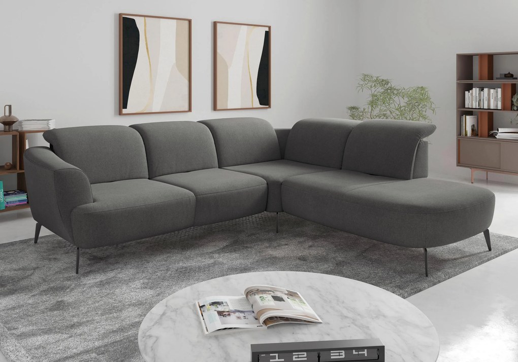 XXXLutz ROHOVÁ SEDAČKA, textil, jílová barva Sit & More - Sedací soupravy - 000144018594