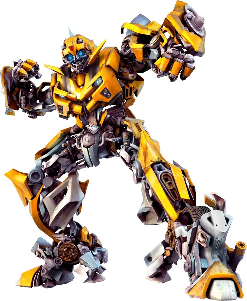 Textilní samolepka na zeď "Transformer - Bumblebee"