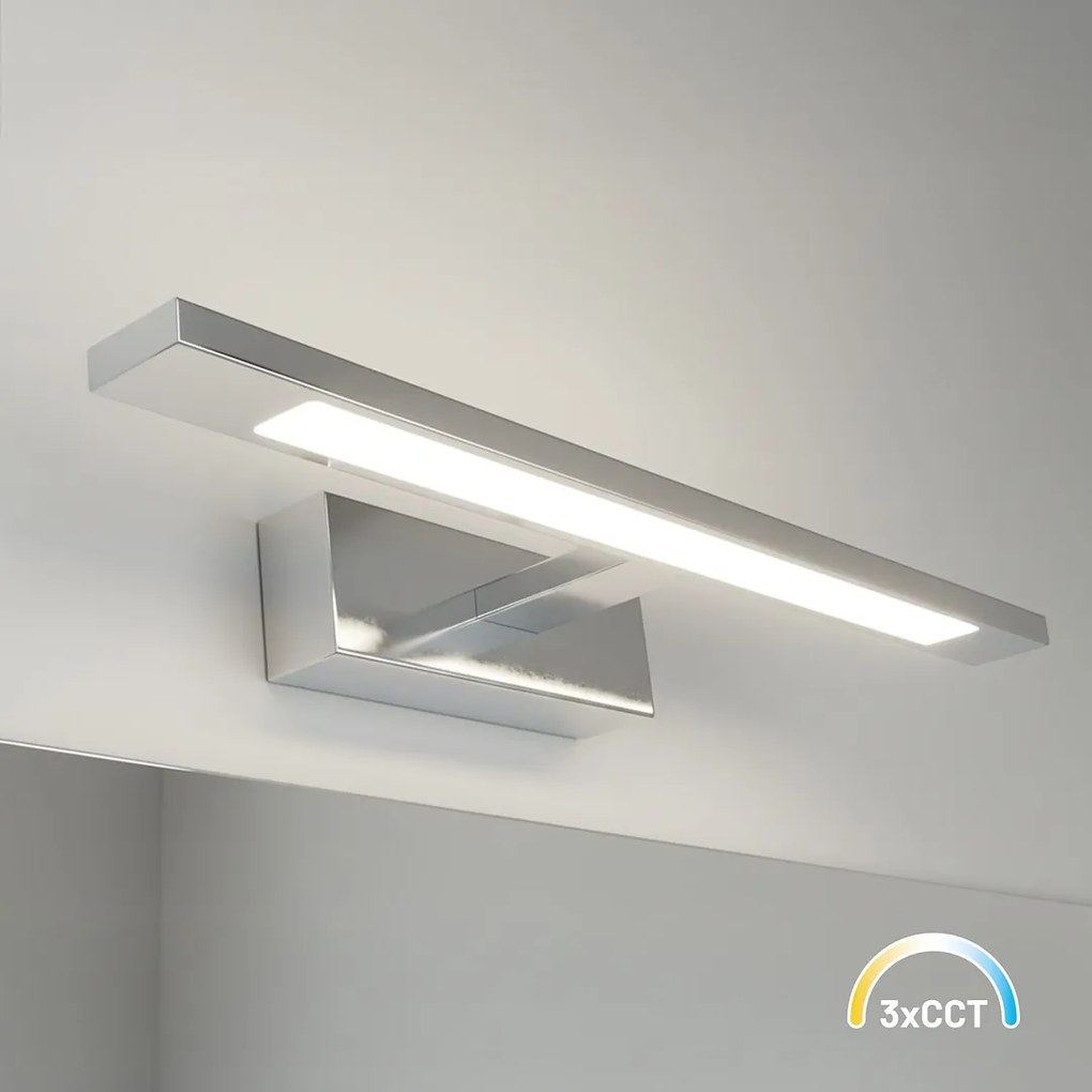 Nástěnné LED svítidlo Klimt, 1x LED 8w, 3000-6000k, (40 cm), ch