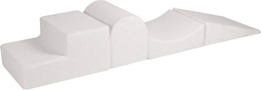 Bílé pěnové hřiště 4 ks výška 30 cm 45x193 cm – Meowbaby