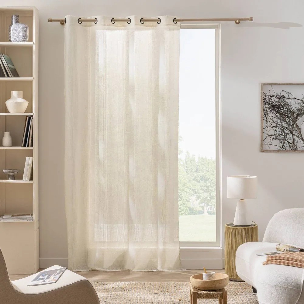 Krémový závěs 140x260 cm Sanya – douceur d'intérieur