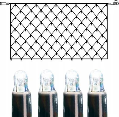 Profesionální Led síť 2 m x 1 m studená bílá 230 V