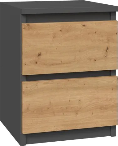 Noční stolek Malwa M2 Antracyt Artisan
