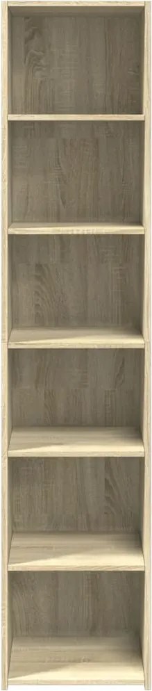 Skříň highboard dub sonoma 40 x 41 x 185 cm kompozitní dřevo 3281668