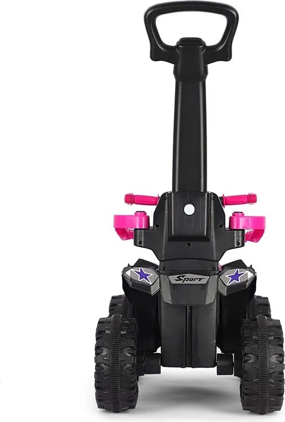Dětské odrážedlo s vodící tyčí Milly Mally Wild 3v1 pink