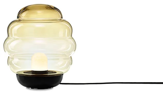 Bomma Blimp skleněná podlahová/stolní lampa Barva: Čirá, Velikost: Malé, Ø 300 mm