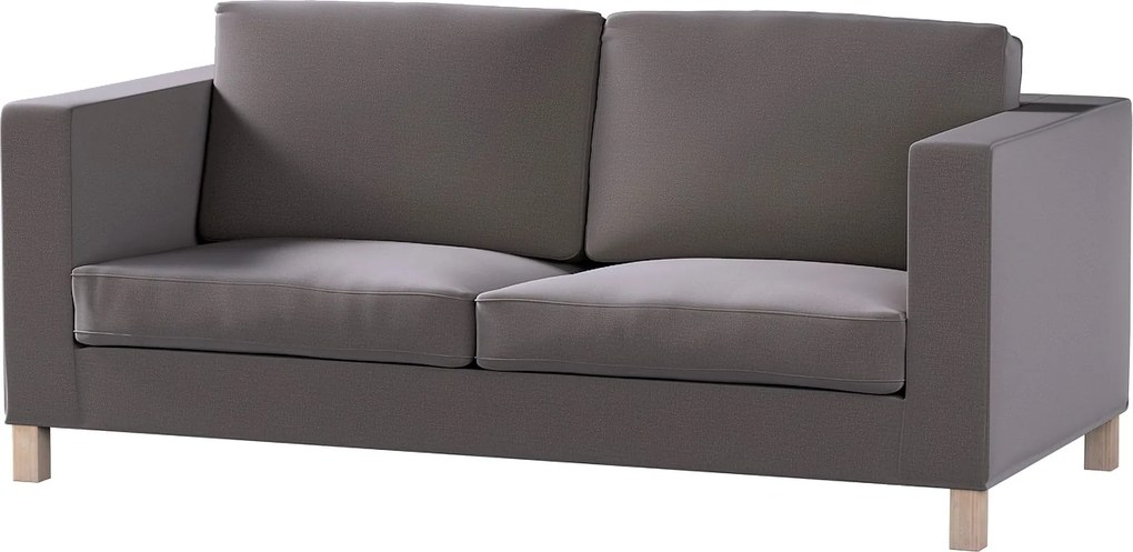 Potah na pohovku IKEA  Karlanda rozkládací, krátký barva hnědá látka sametová
