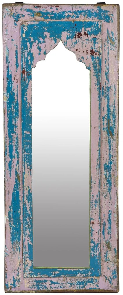 Sanu Babu Zrcadlo v rámu z teakového dřeva, 21x3x28cm