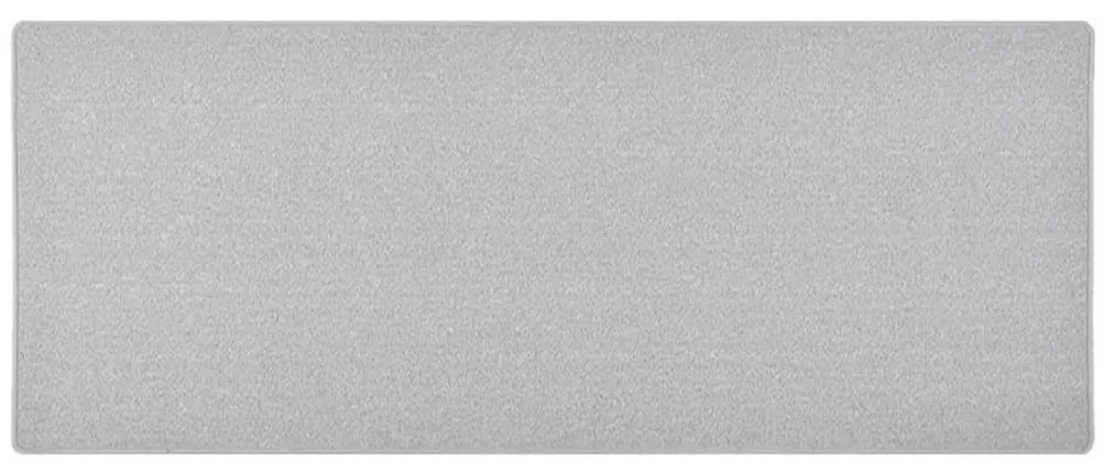 Běhoun světle šedý 80 x 200 cm 326994