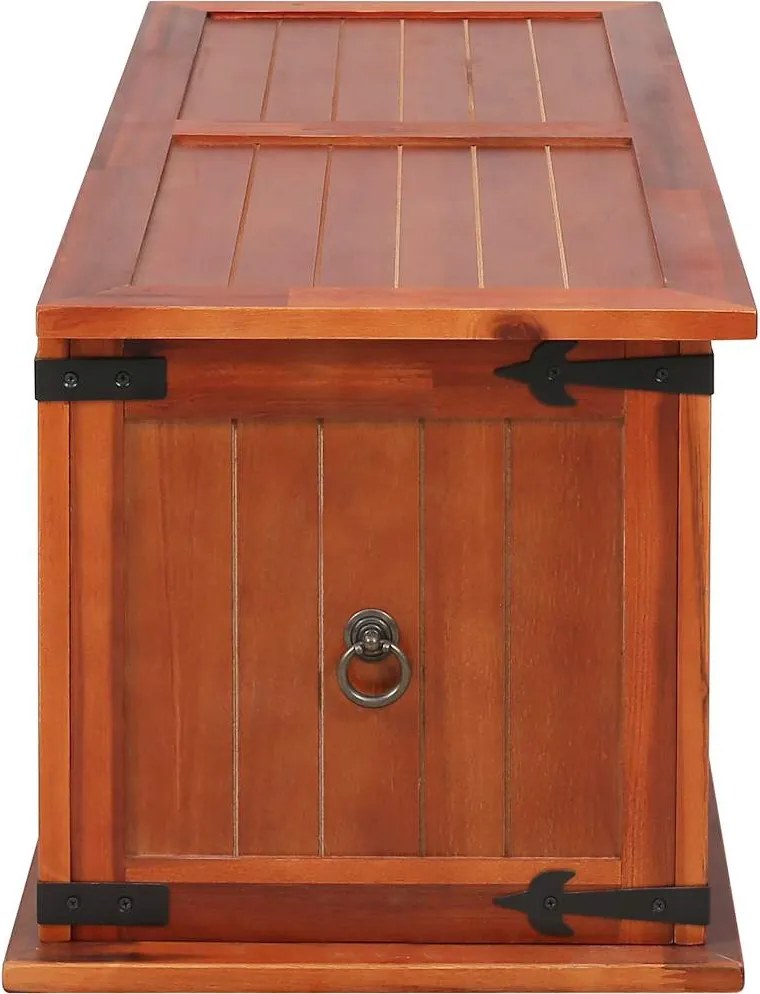 Úložná truhla 90 x 45 x 40 cm masivní akáciové dřevo 247242