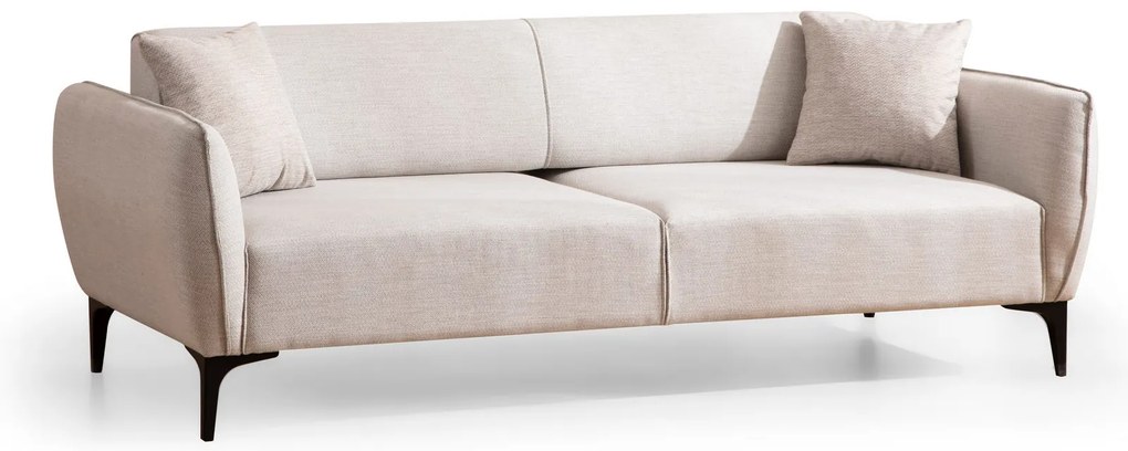 Hanah Home Rozkládací třímístná pohovka BELISSIMO béžová 220 cm 560ARE1362