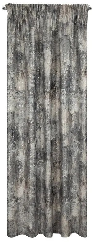 Záclona 140x270 Ester silver ready on tape Eurofirany