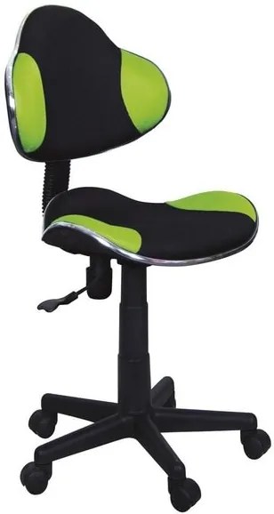 Kancelářská židle Q-G2 černá/zelená