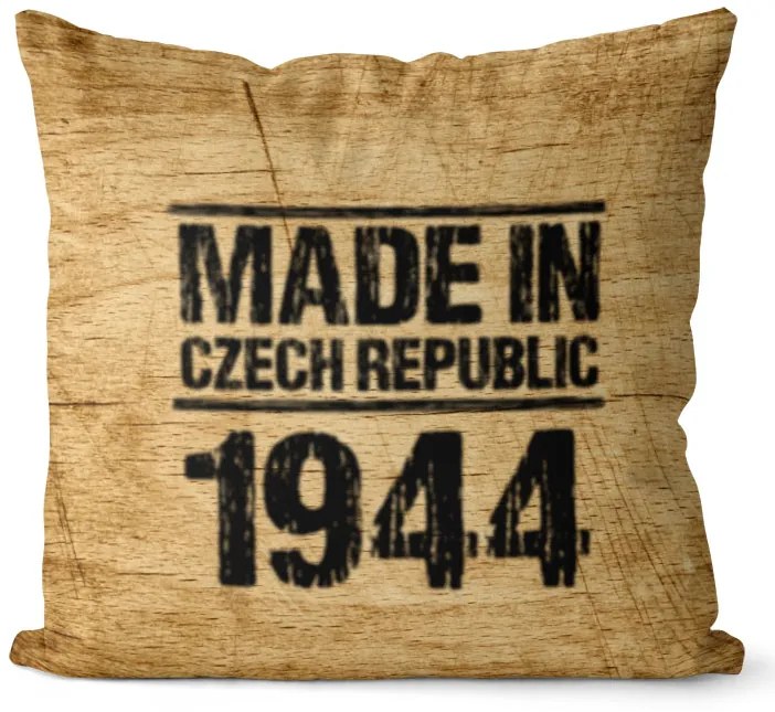 Polštář Made In + rok (Velikost: 40 x 40 cm, rok: 1944)