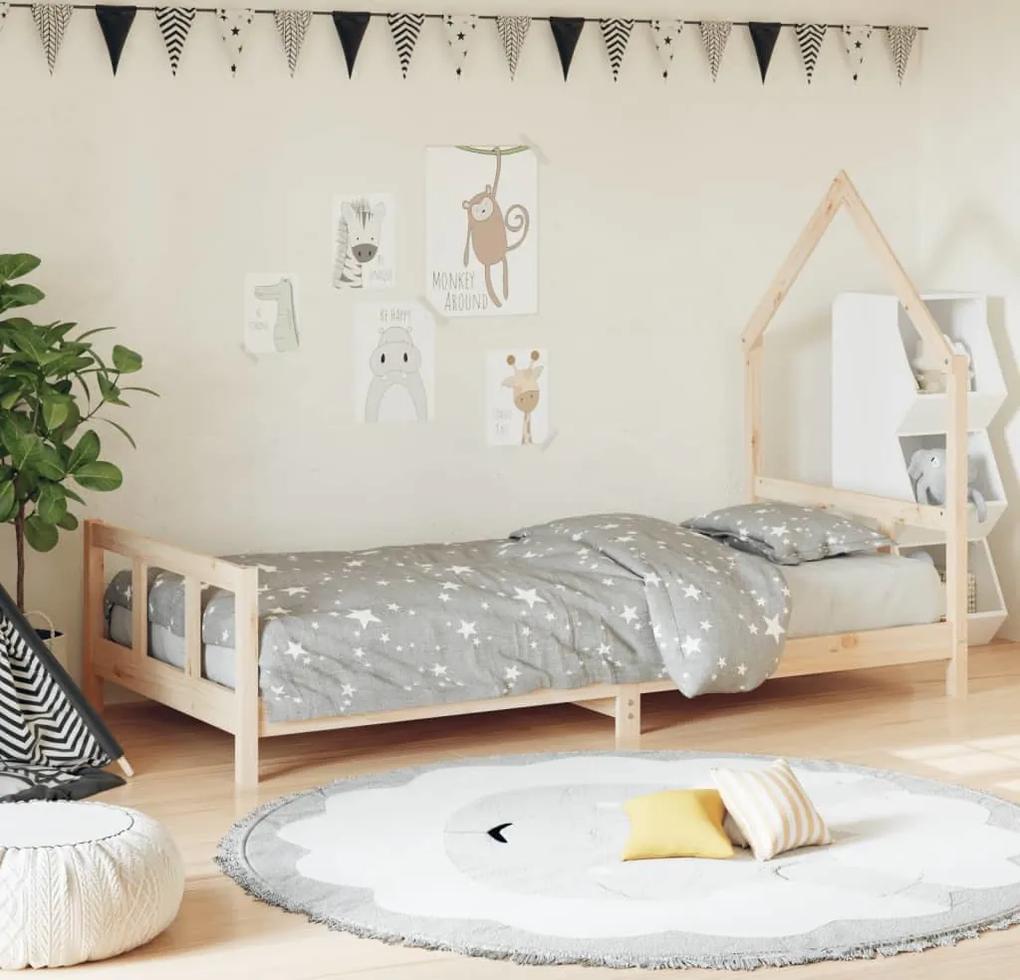 vidaXL Dětská postel 90 x 190 cm masivní borové dřevo [834563] Barva: Přírodní