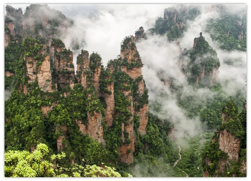 Obraz - Zhangjiajie National Park, Čína (70x50 cm)