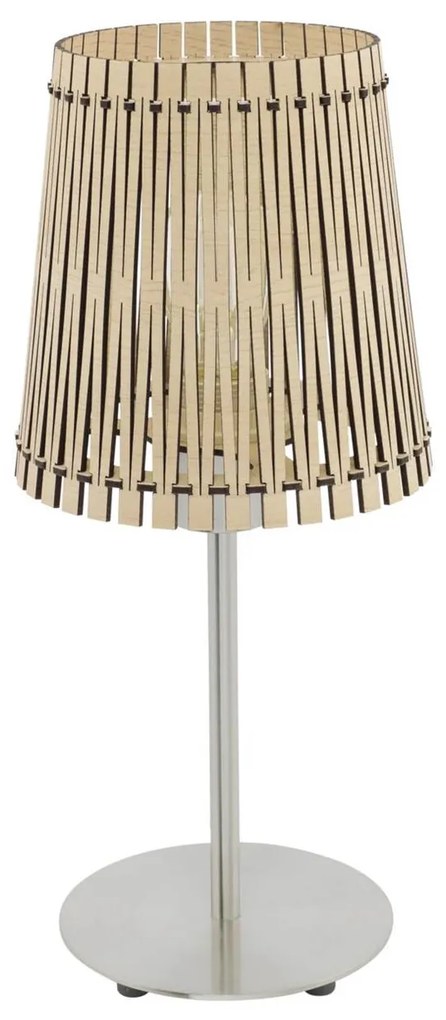 Dřevěná stolní lampa SENDERO, béžová Eglo SENDERO 96196