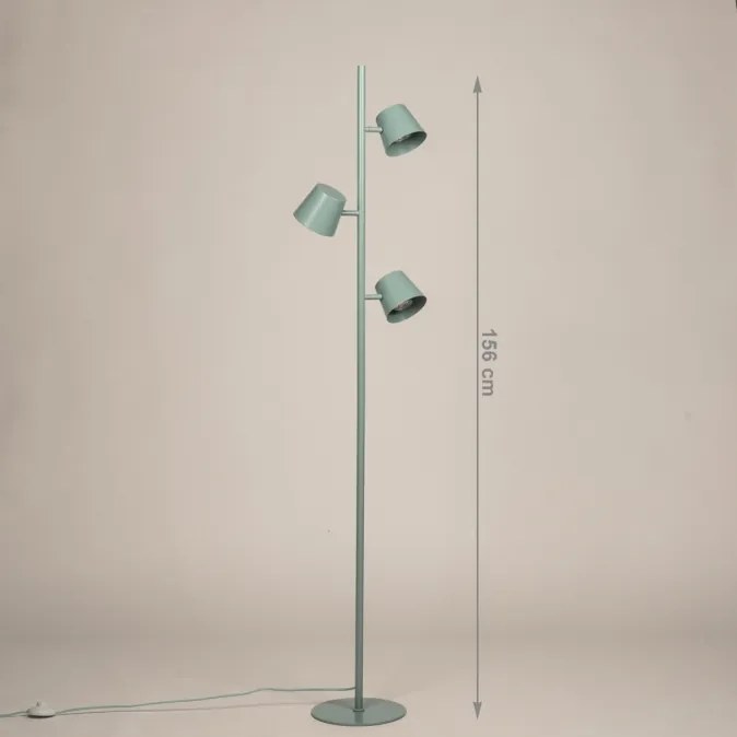 Stojací lampa Snap Fosca Old Green Trio