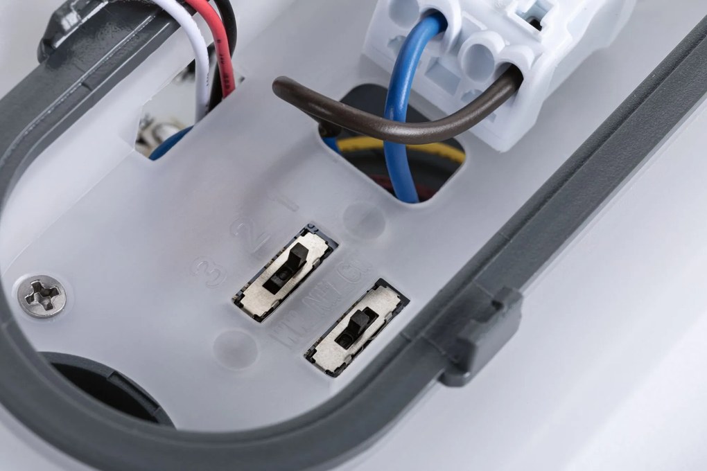 P 94958 LED venkovní nástěnné svítidlo Elunor pohybové čidlo IP65 podlouhlé 122x212mm 2200 - 4000K 18,5W 230V antracit/bílá polykarbonát - PAULMANN
