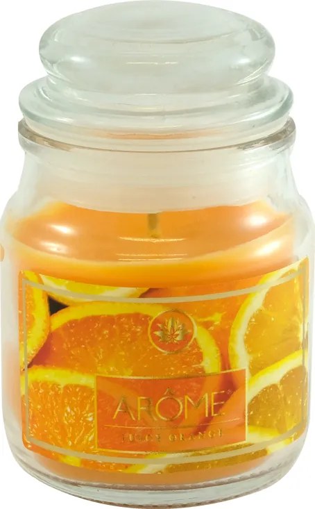 Arôme Malá vonná svíčka ve skle, 85g, Juicy Orange