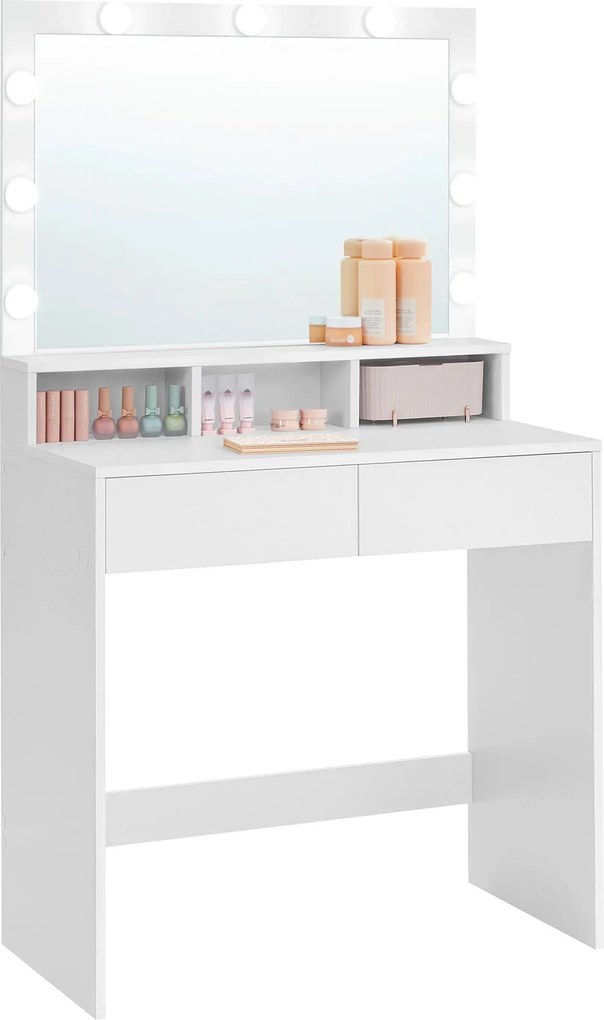 XXXLutz TOALETNÍ STOLEK, bílá, 80/40/140 cm Boxxx - Online Only toaletní stolky - 002543007138