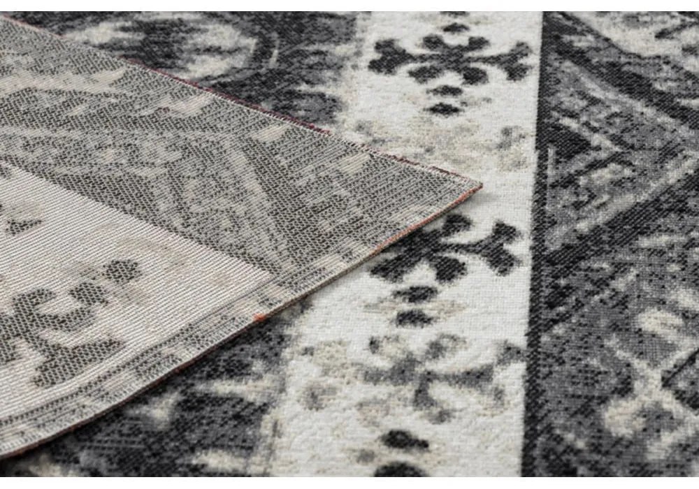 Kusový koberec Umberto šedočerný 80x150cm