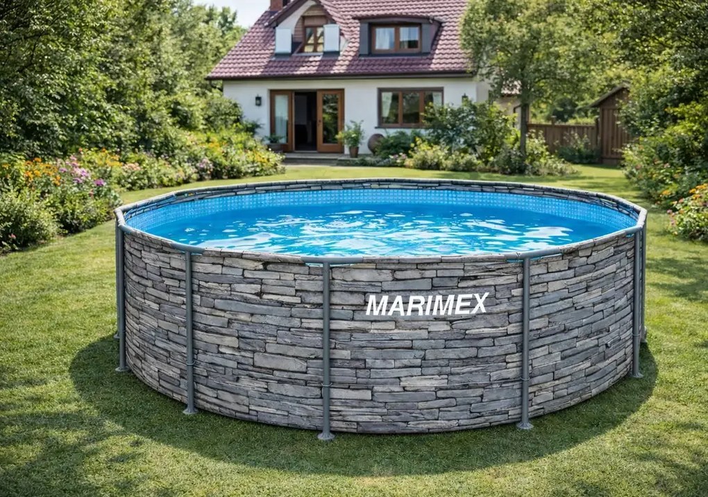 Marimex | Bazén Marimex Florida 3,05x0,91 m s pískovou filtrací - motiv KÁMEN | 19900100
