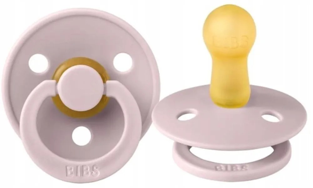 Kaučukový dudlík BIBS, 0-6 m, růžová/lila