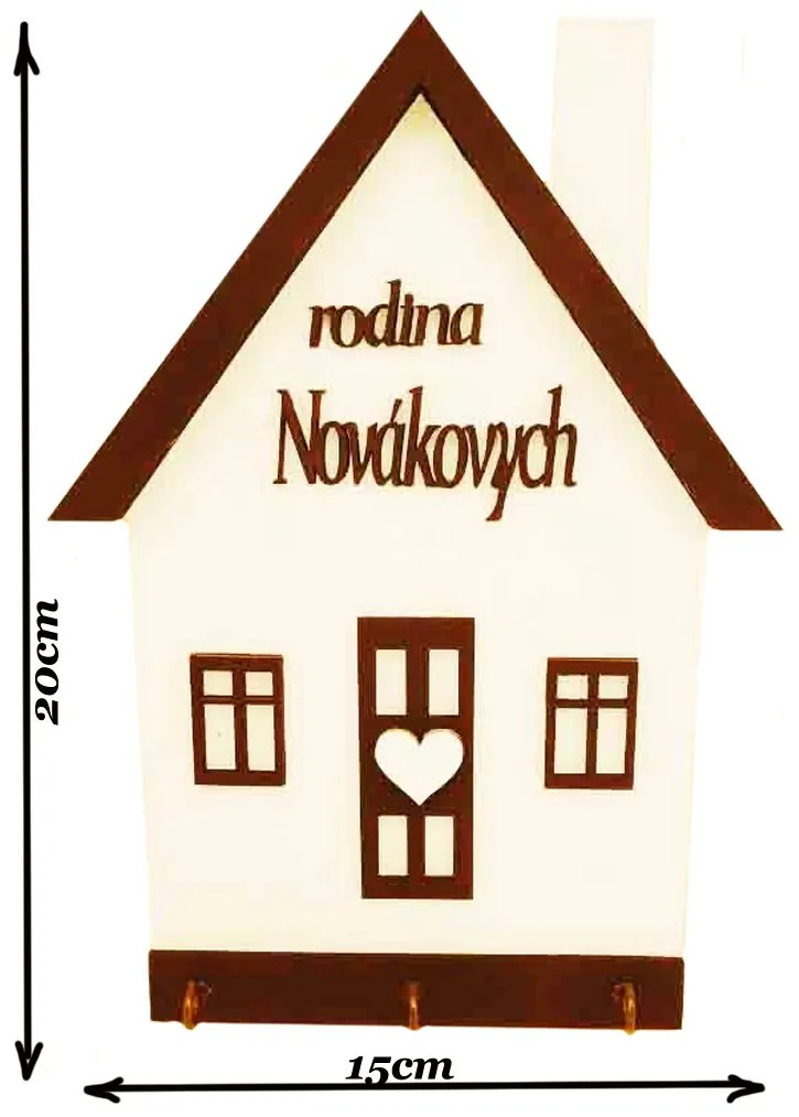 Věšák na klíče
