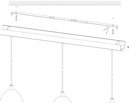 Eglo 49871 - Závěsné svítidlo SAFI 3xE27/60W