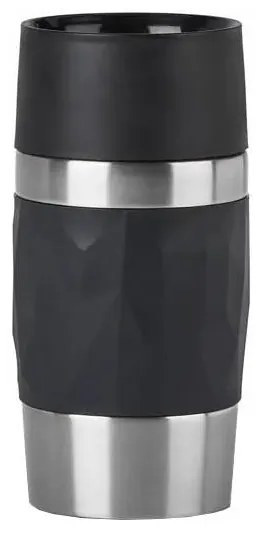 Tefal Tefal - Termohrnek 300 ml COMPACT MUG nerez/černá GS0247