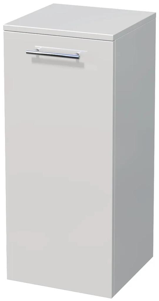 Intedoor UNI SN 82/35 1D K závěsná skříňka nízká s košem Barva: 50 - Dub Arizona šedý, Úchytka: LN/G - lesk