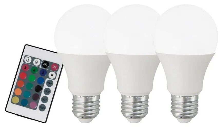 Eglo SADA 3x LED Stmívatelná žárovka E27/7,5W/230V 3000K - Eglo 10681 EG10681