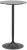 HOMCOM barový stůl stojací stůl, stůl pro 2 osoby, 70 x 102 cm, černá