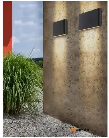 LED vnější nástěnné osvětlení Cremona S tmavě šedá